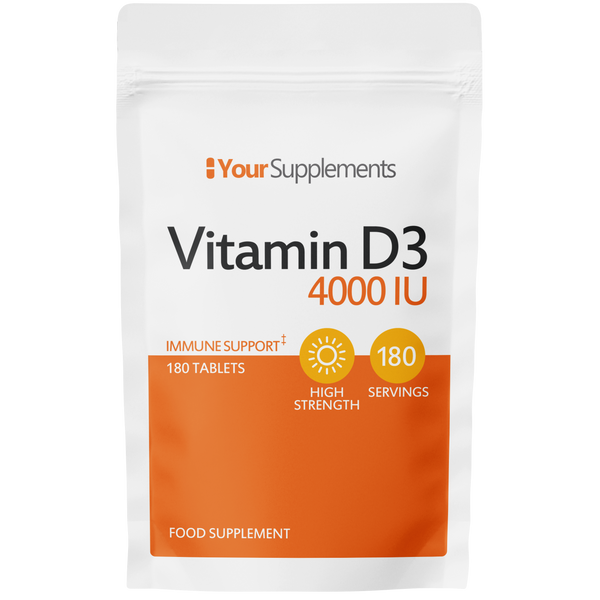 Vitamin D3, 4000 IU Tablets – Your Supplements