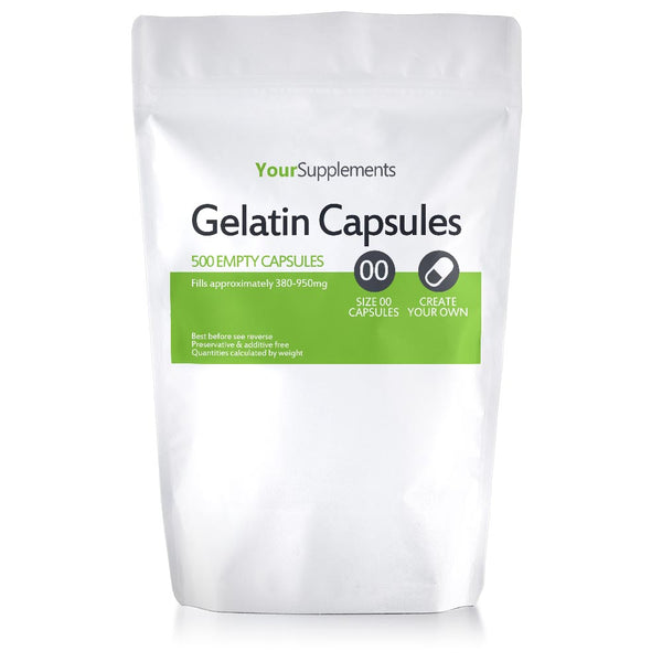 Size 00 Empty Capsules - Gelatin or Vegetarian – Your Supplements